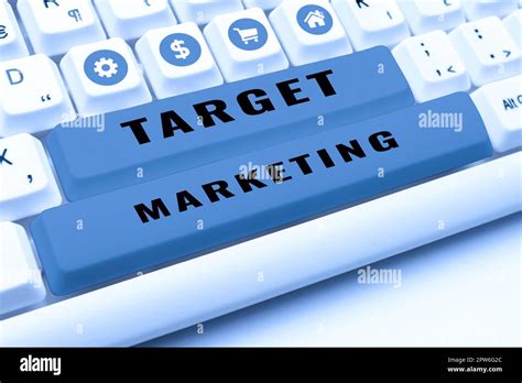 Writing Displaying Text Target Marketing Business Concept Market Segmentation Audience