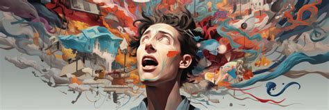 Premium Photo A Persons Thoughts And Emotions Like A Jumbled Mixture