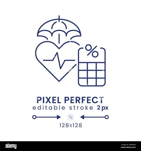 Medicare Tax Linear Desktop Icon Stock Vector Image And Art Alamy