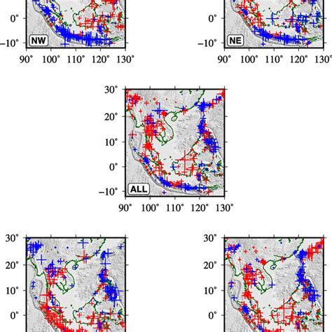 Distribution Of P Wave Mean Relative Travel‐time Residuals Used In This Download Scientific
