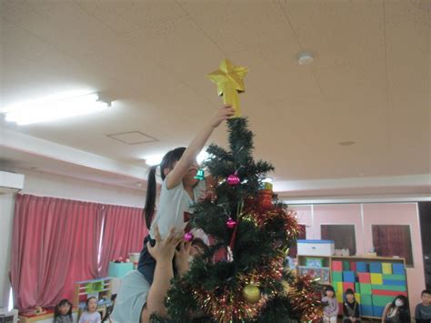 ※まこと保育園※ クリスマスツリー飾りと点灯式
