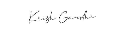 98 Krish Gandhi Name Signature Style Ideas Excellent Electronic Sign