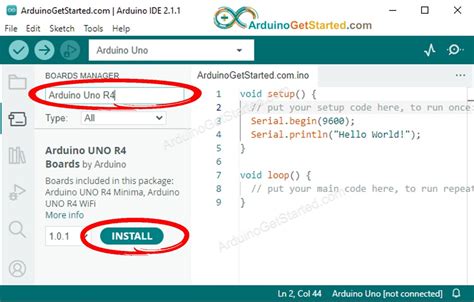 Comment Démarrer Avec Arduino Uno R4