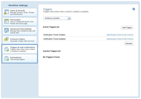 Workflow Custom Form Layout Support Center
