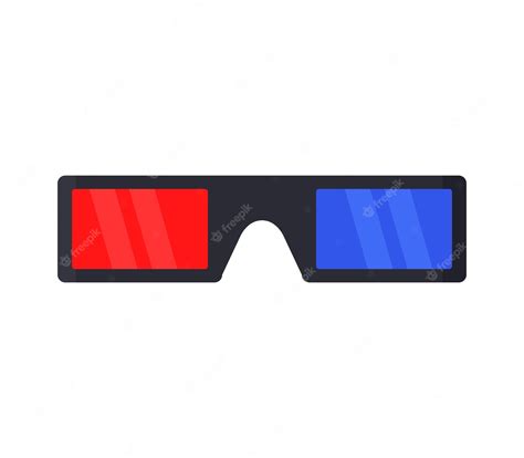 Premium Vector | Cinema glasses