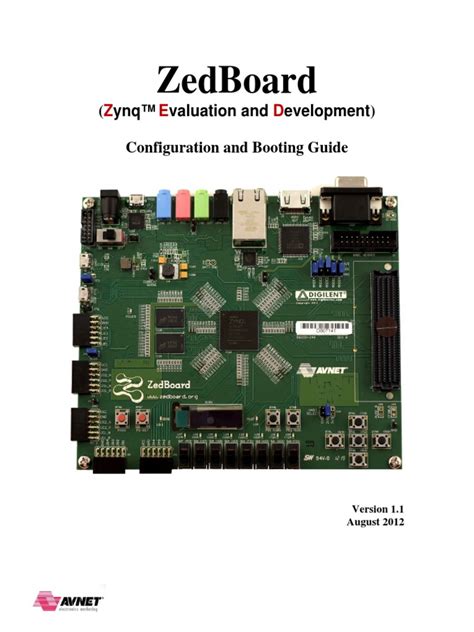 Zedboard Boot Guide Ids14 1 V1 1 Pdf Pdf Booting Usb