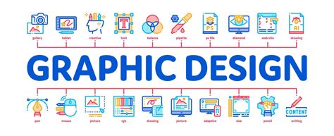 Graphic Design And Creativity Minimal Infographic Banner Vector 17377431 Vector Art At Vecteezy