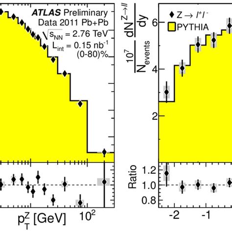 Corrected Transverse Momentum Left And Rapidity Right Distributions