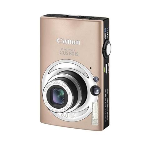 Canon Digital IXUS 80 IS - Fiche technique - 01net.com