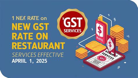 New Gst Rate On Restaurant Services From April 1 2025