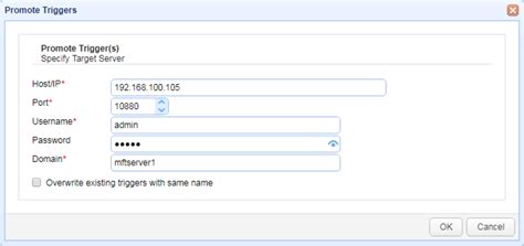 Exporting And Importing Triggers