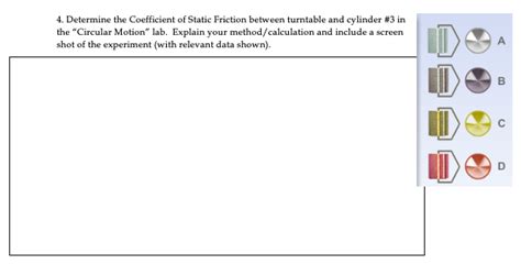 Solved Determine The Coefficient Of Static Friction Chegg