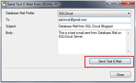 SQLCircuit SQL Server Implementation Of Database Mail