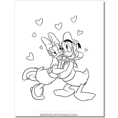 Daisy Duck And Minnie Mouse Coloring Pages