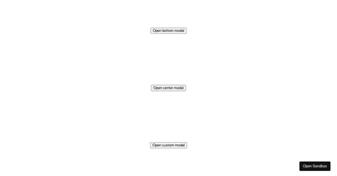 React Spring Modalexamples Codesandbox