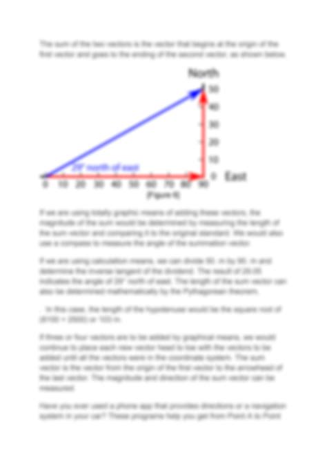 SOLUTION Graphical Methods Of Vector Addition Studypool