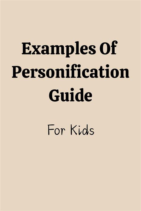 Examples Of Personification Guide 電子書，作者 Shanay Gengan Epub Rakuten