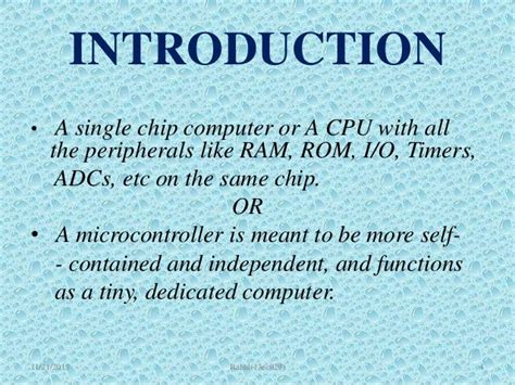 8051 microcontroller ppt