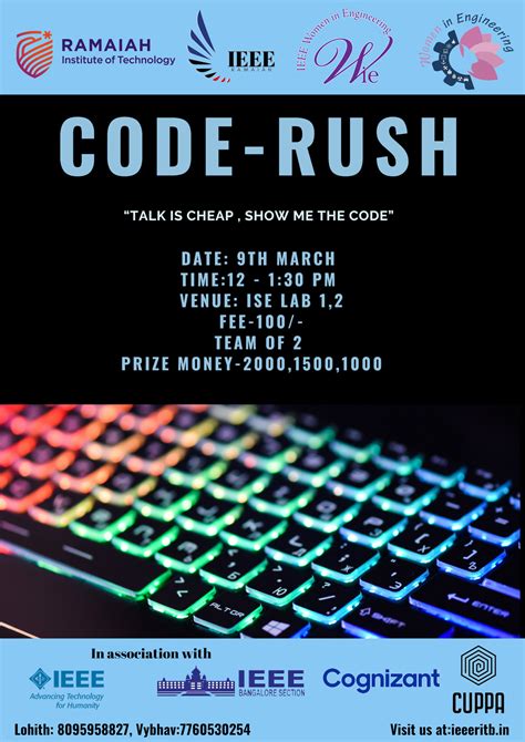 Code Rush Ieee Ramaiah Institute Of Technology