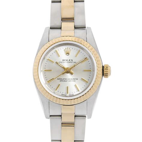 76193 シルバー ROLEX（ロレックス）オイスターパーペチュアル 中古 | 東京・大阪の高級ブランド時計の販売・通販ならGINZA ...