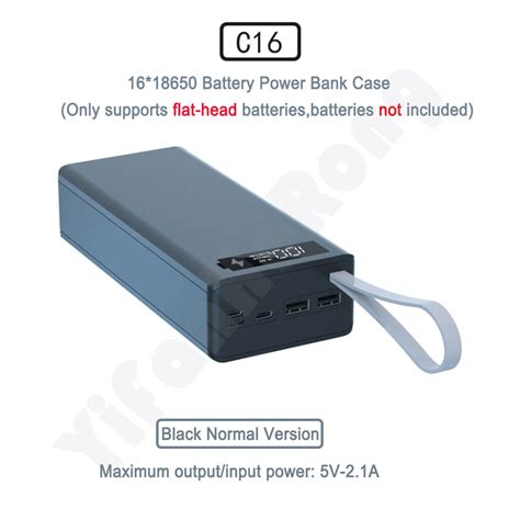 Dual USB Micro USB Type C Power Bank Shell 5V DIY Vicedeal