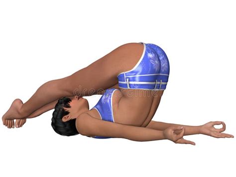 Woman Stretching Stock Illustration Illustration Of Stretching