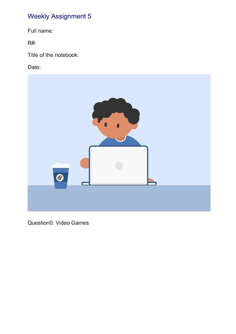 engr1330 assignment 5 weekly assignment 5 full name r title of the