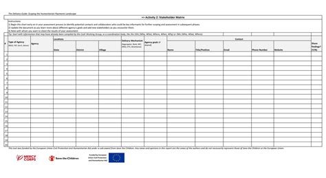 Free Stakeholder Analysis Templates Excel Word ᐅ TemplateLab