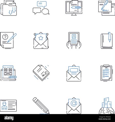 Cloud Nerk Line Icons Collection Virtualization Scalability