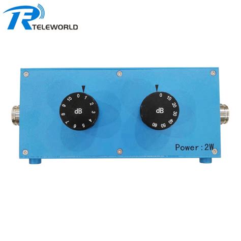 rf variable attenuator 70db n step attenuator 6ghz rf variable