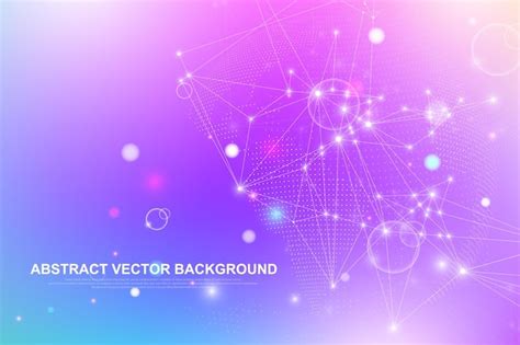 Premium Vector Abstract Digital Network Connection Structure On Blue Background Artificial