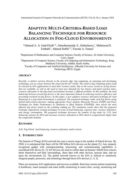 Adaptive Multi Criteria Based Load Balancing Technique For Resource
