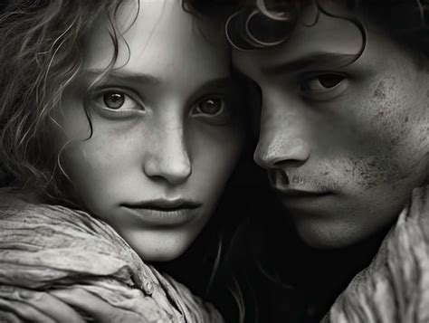 Premium Photo Black And White Photograph Couple Hugging