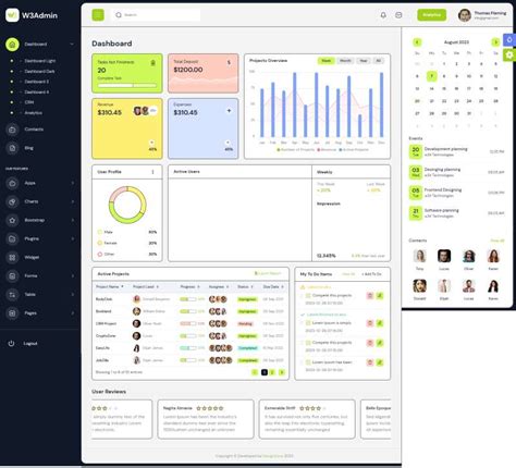 界面设计，优质html管理系统网页模板 17素材网