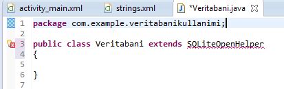 Android Dersleri Veritabanı İşlemleri ve SQLite Arayüzü Kullanımı