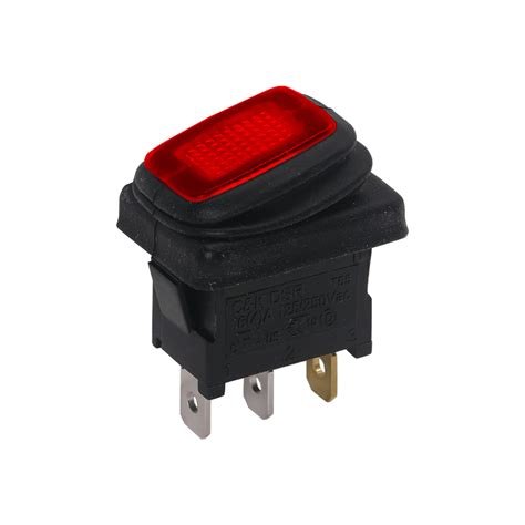 Dsr Series Ip65 Sealed Illuminated Rocker Switch