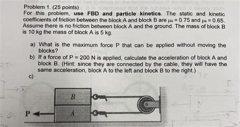 Solved Problem 1 25 Points For This Problem Use Fbd And