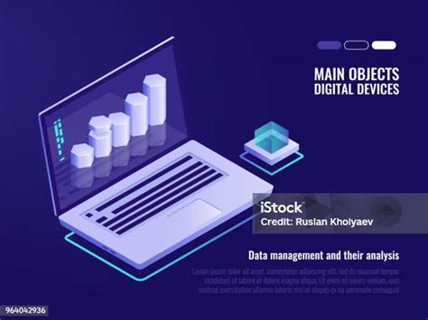 데이터 구축 및 분석 Crm 시스템의 개념 정보 처리 및 통계 아이소메트릭 노트북 벡터 일러스트 레이 션 0명에 대한 스톡 벡터 아트 및 기타 이미지 Istock