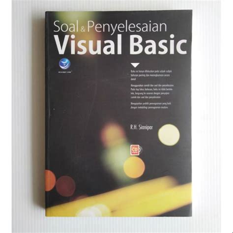 Jual Buku Original Soal Dan Penyelesaian Visual Basic Cd Original