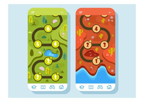 Vector Game Template Gui Kit Interface Log In Page Elements 5238472