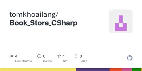 GitHub Tomkhoailang Book Store CSharp