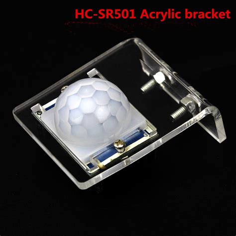 HC SR IR Pyroelectric Infrared PIR Motion Sensor Detector Module With Acrylic Bracket For