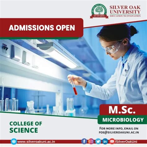 SILVER OAK UNIVERSITY Microbiology Master