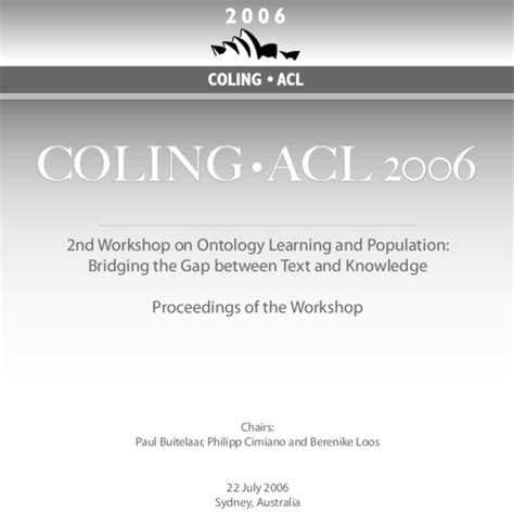 Proceedings Of The 2nd Workshop On Ontology Learning And Population