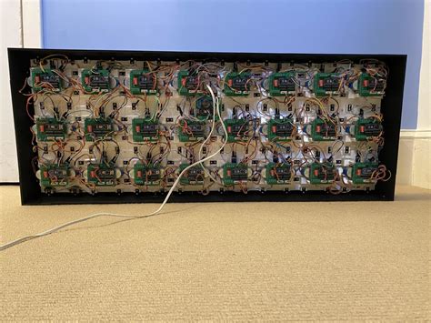 3d Printed Digital Clock Contains 24 Analog Clocks Arduino Blog