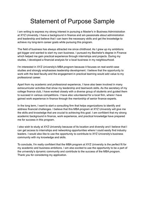 Statement Of Purpose Sop With Format Samples And Writing Tips