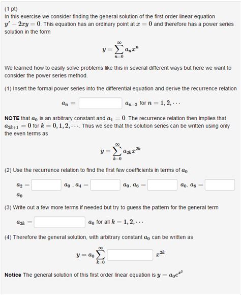 solved in this exercise we consider finding the general