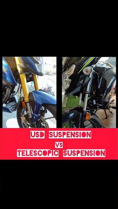 Diff B W Usd Suspension And Telescopic Suspension Suspension Suspensionsystem Honda Activa