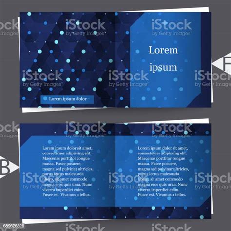 추상배경이 있는 브로셔 템플릿입니다 Eps10 벡터 일러스트레이션 0명에 대한 스톡 벡터 아트 및 기타 이미지 0명 기하 도형 디자인 Istock