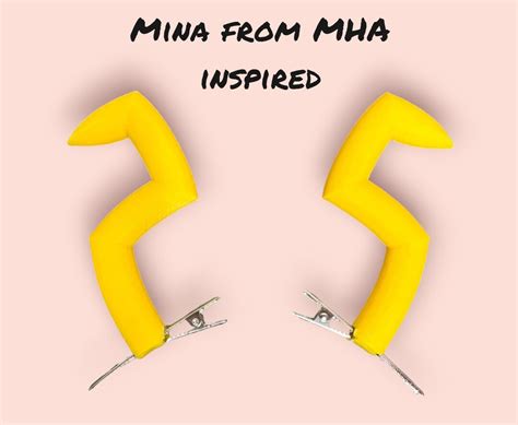 Mha Mina Cosplay Horns Etsy